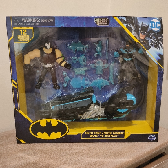 Spin Master | Toys | Spinmaster Dc Mototank Bane Vs Batman St Edition W ...